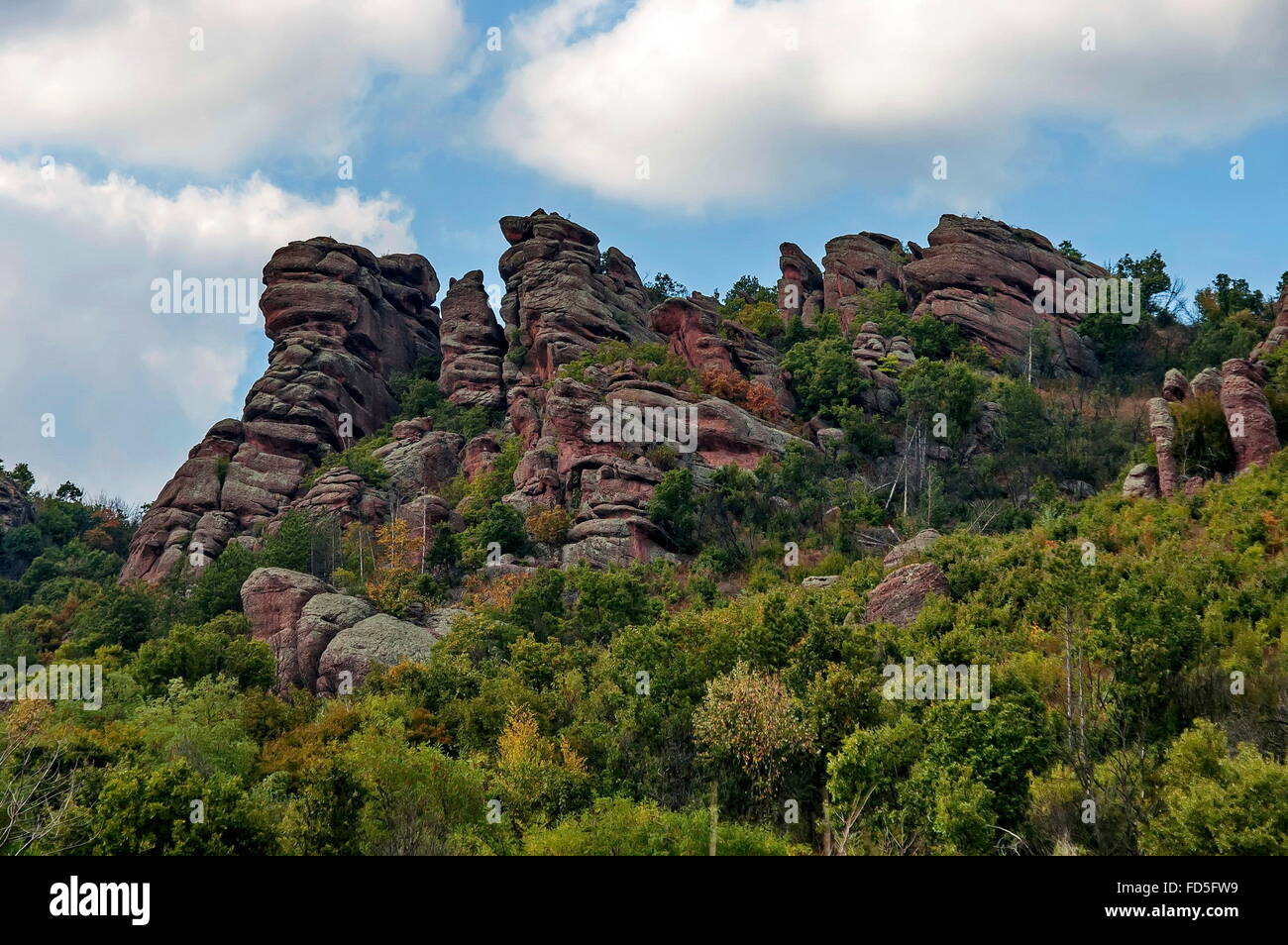 Rocks group formation in belogradchik rocks, Bulgaria Stock Photo - Alamy