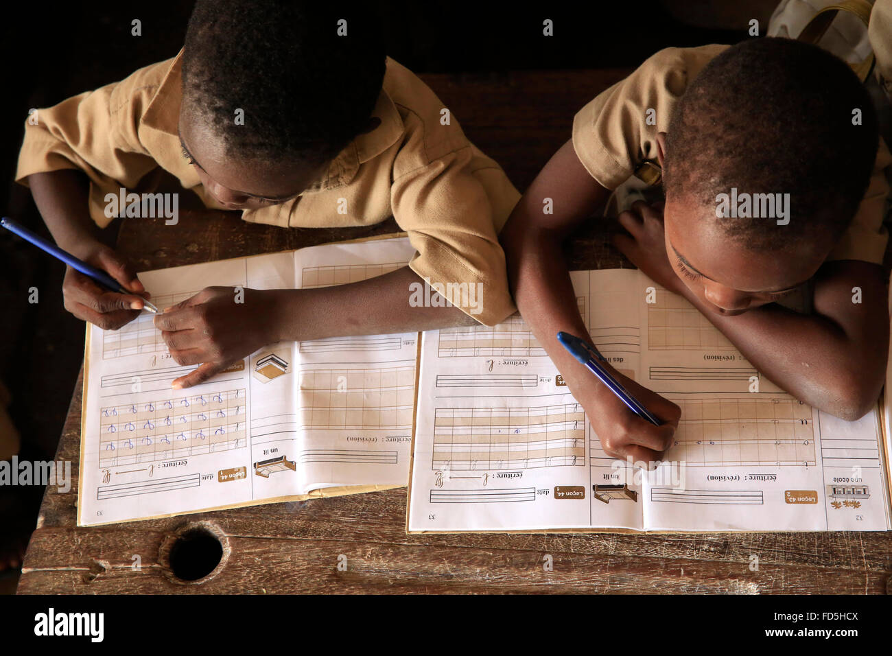 African primary school. Classroom Stock Photo - Alamy