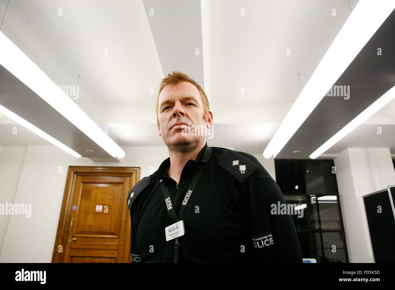 Inspector Phil Spurgeon who help liases with members of the manchester ...