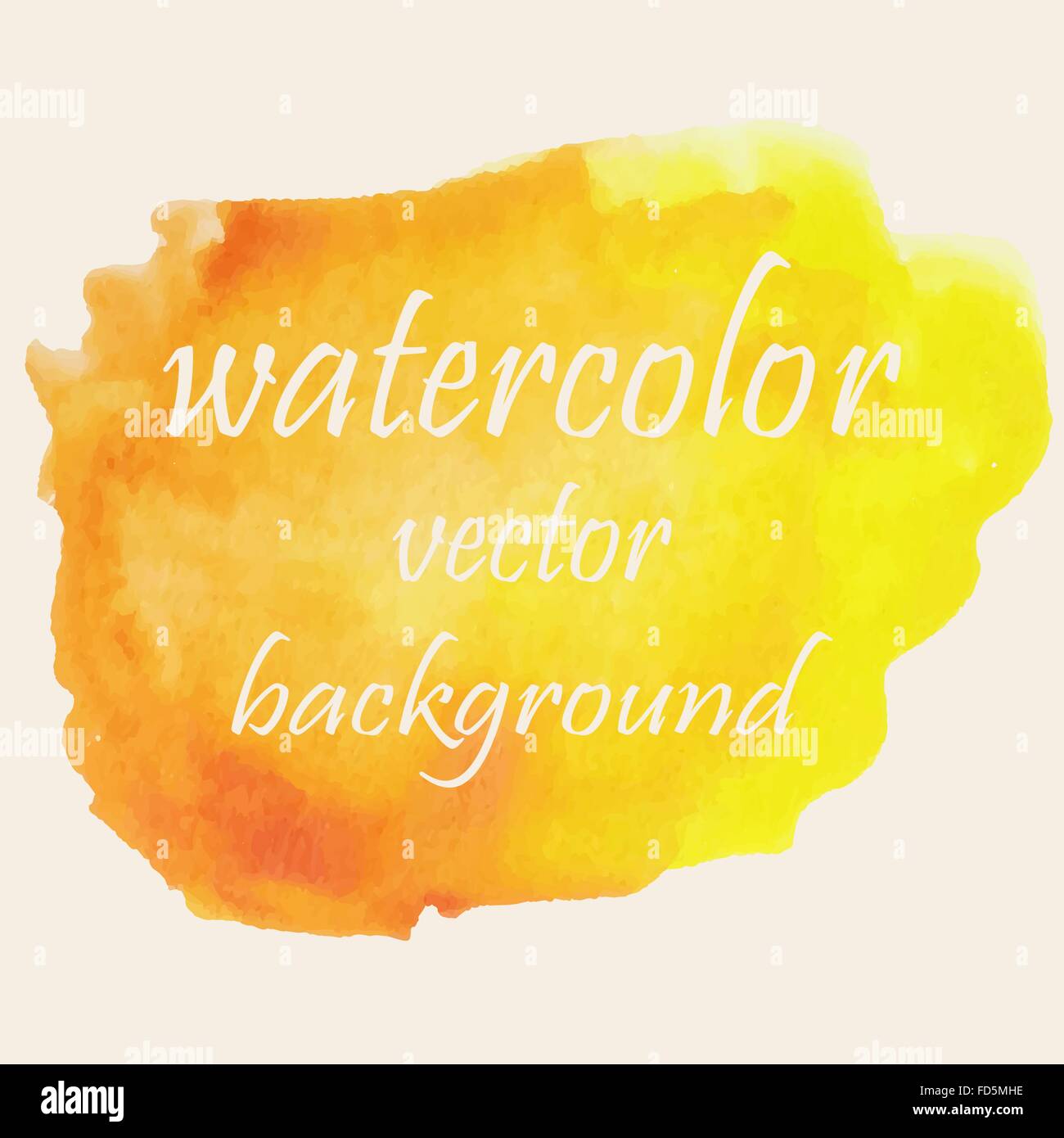 Vector abstract watercolor stain. Hand drawn watercolor background for ...