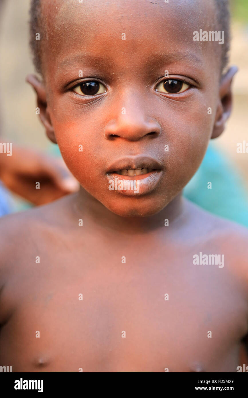 Portrait. African boy Stock Photo - Alamy