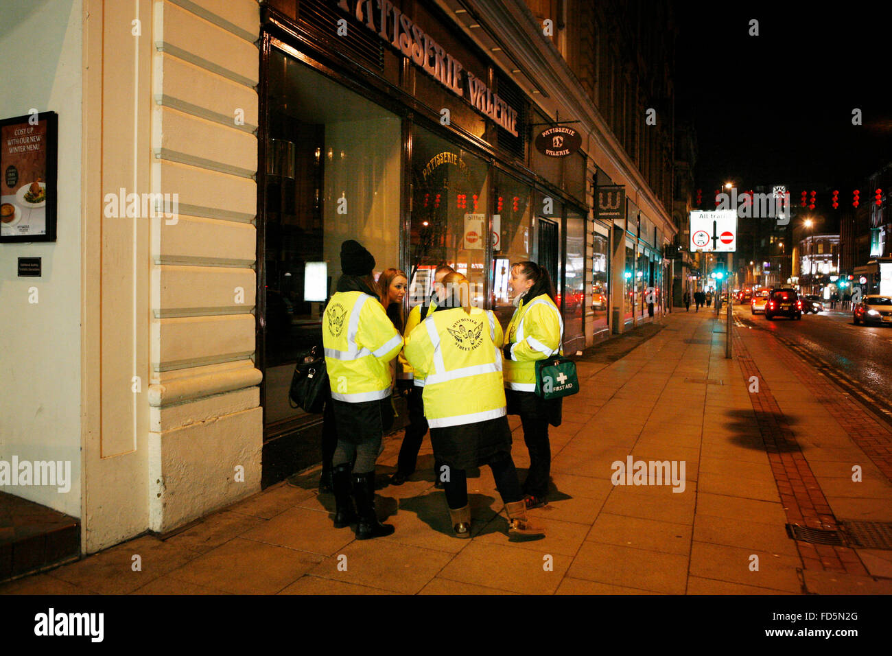 members of the manchester street angels arrange a young women to get ...