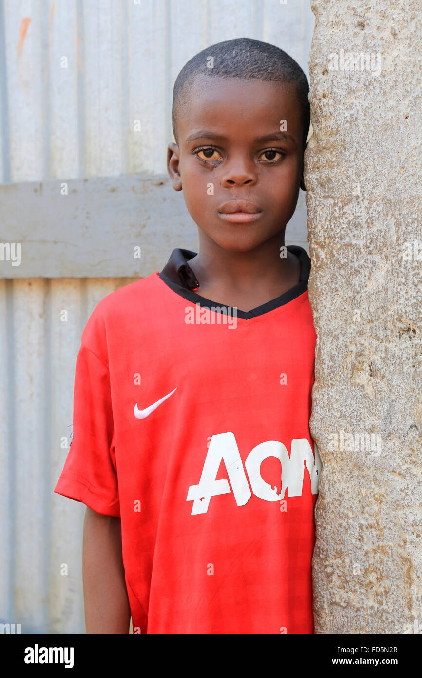 Portrait. African boy Stock Photo - Alamy