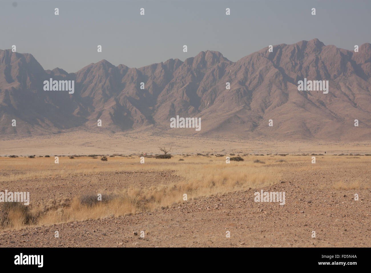 Mountains In A Desert Stock Photo - Alamy