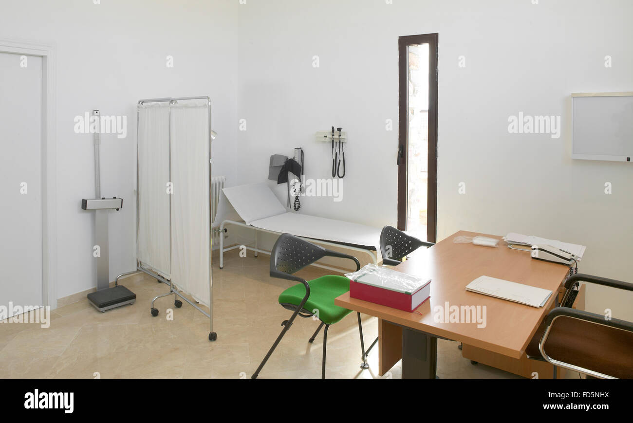 Hospital interior. Doctors office with furniture. Horizontal Stock ...