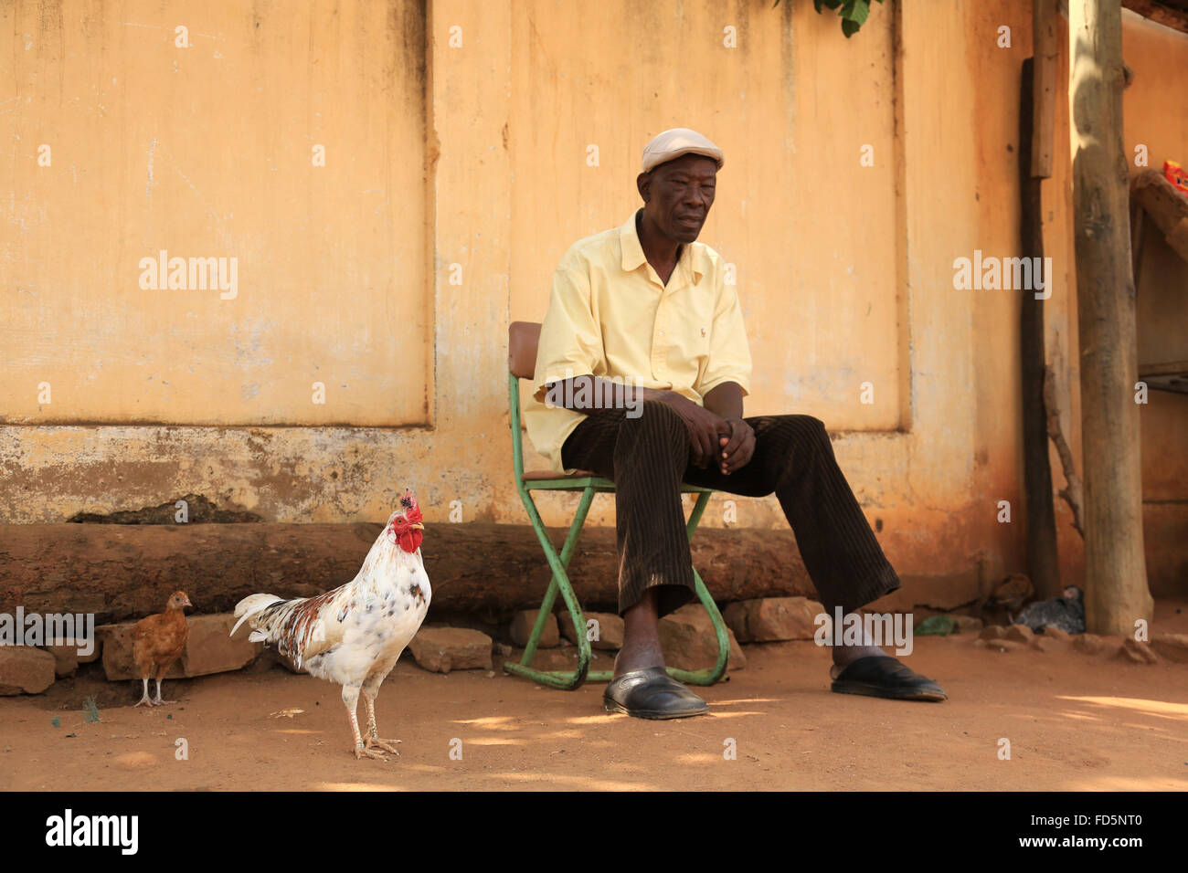 Man on chair old hi-res stock photography and images - Alamy