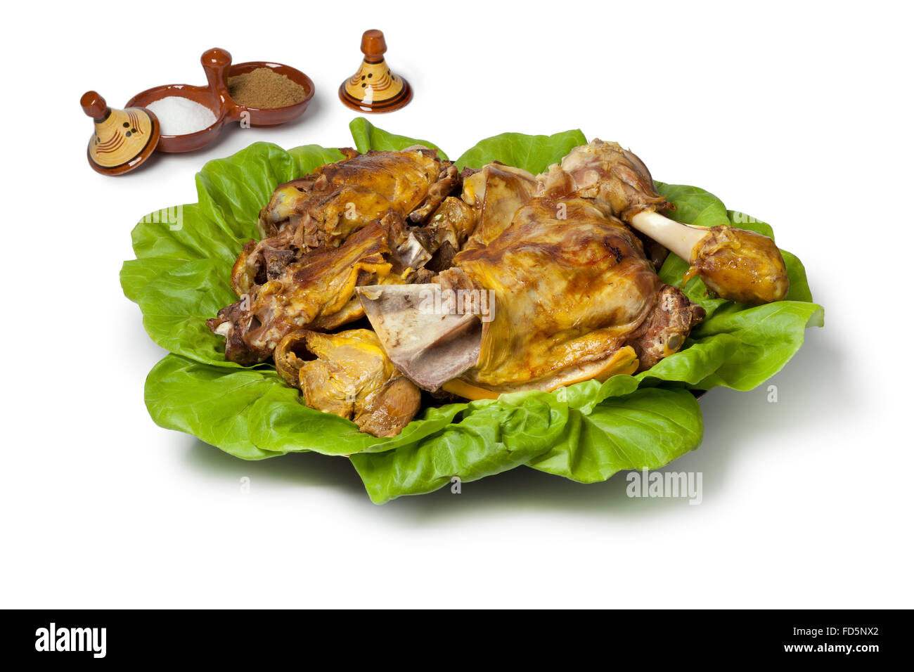 Traditional muslim dish for Eid al-Adha on white background Stock Photo ...