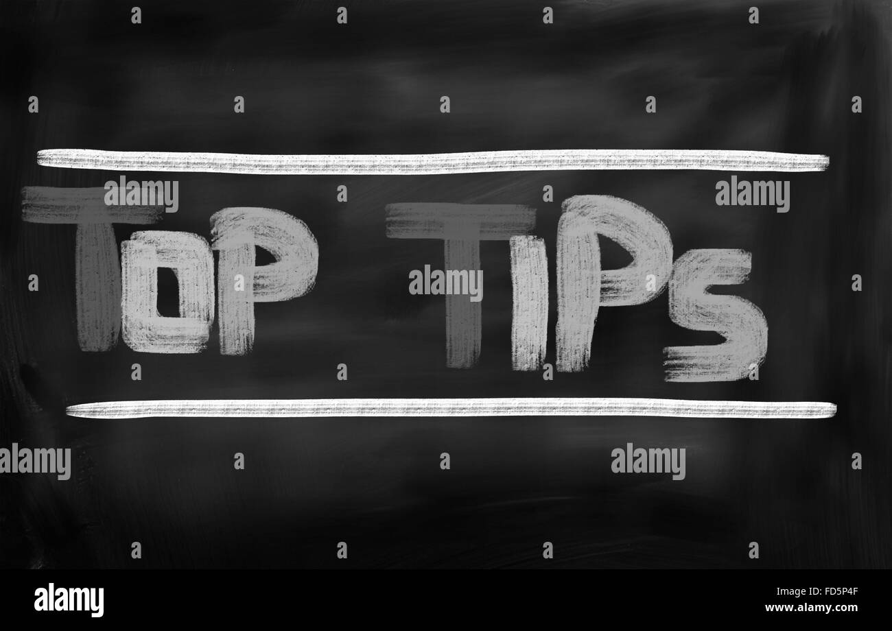 Top Tips Concept Stock Photo - Alamy