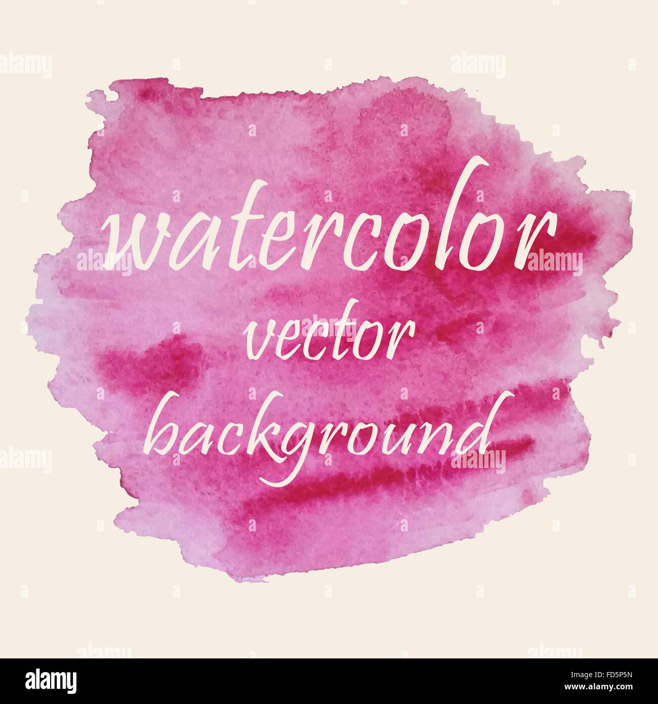 Vector abstract watercolor stain. Hand drawn watercolor background for ...