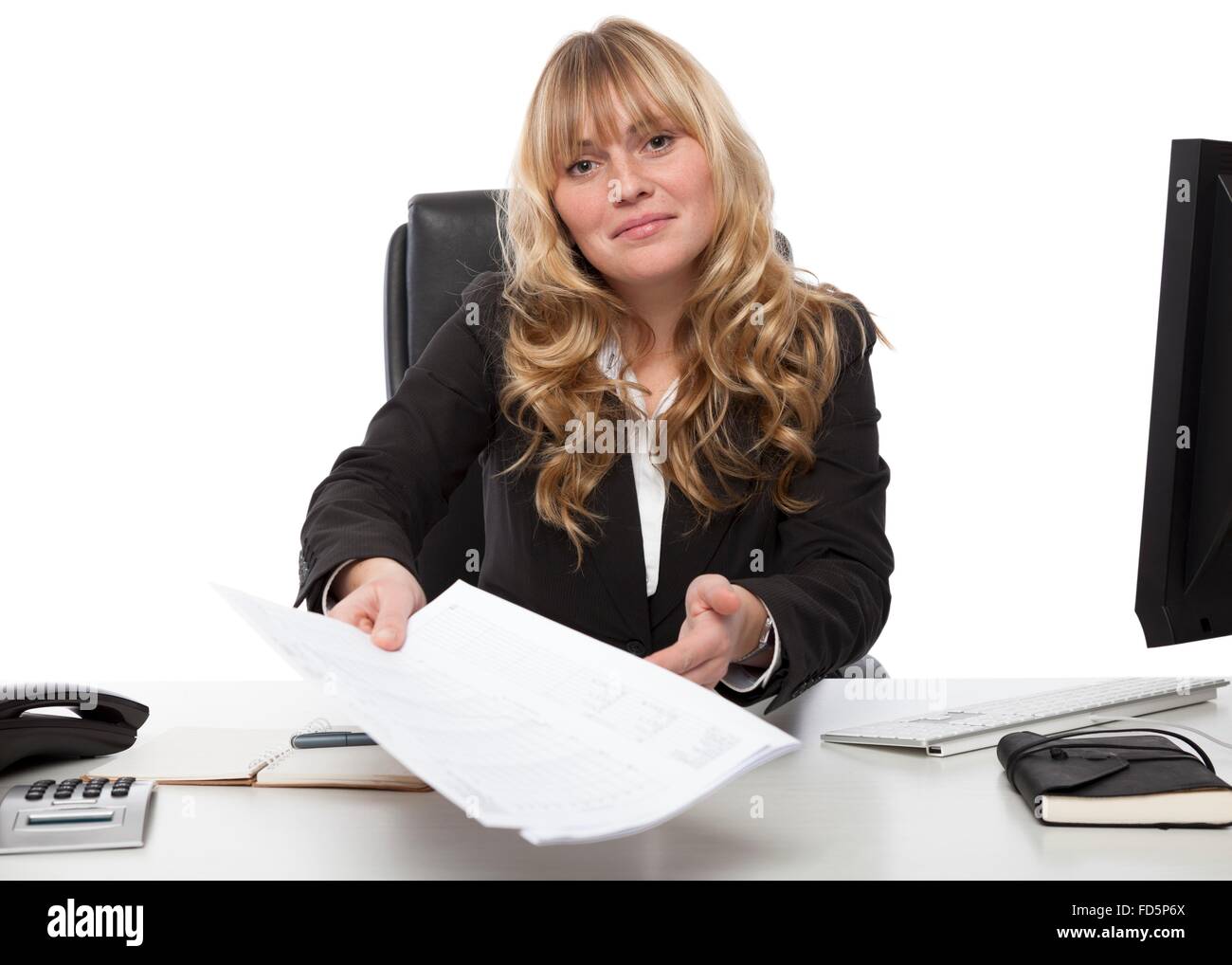 Attractive secretary hi-res stock photography and images - Alamy