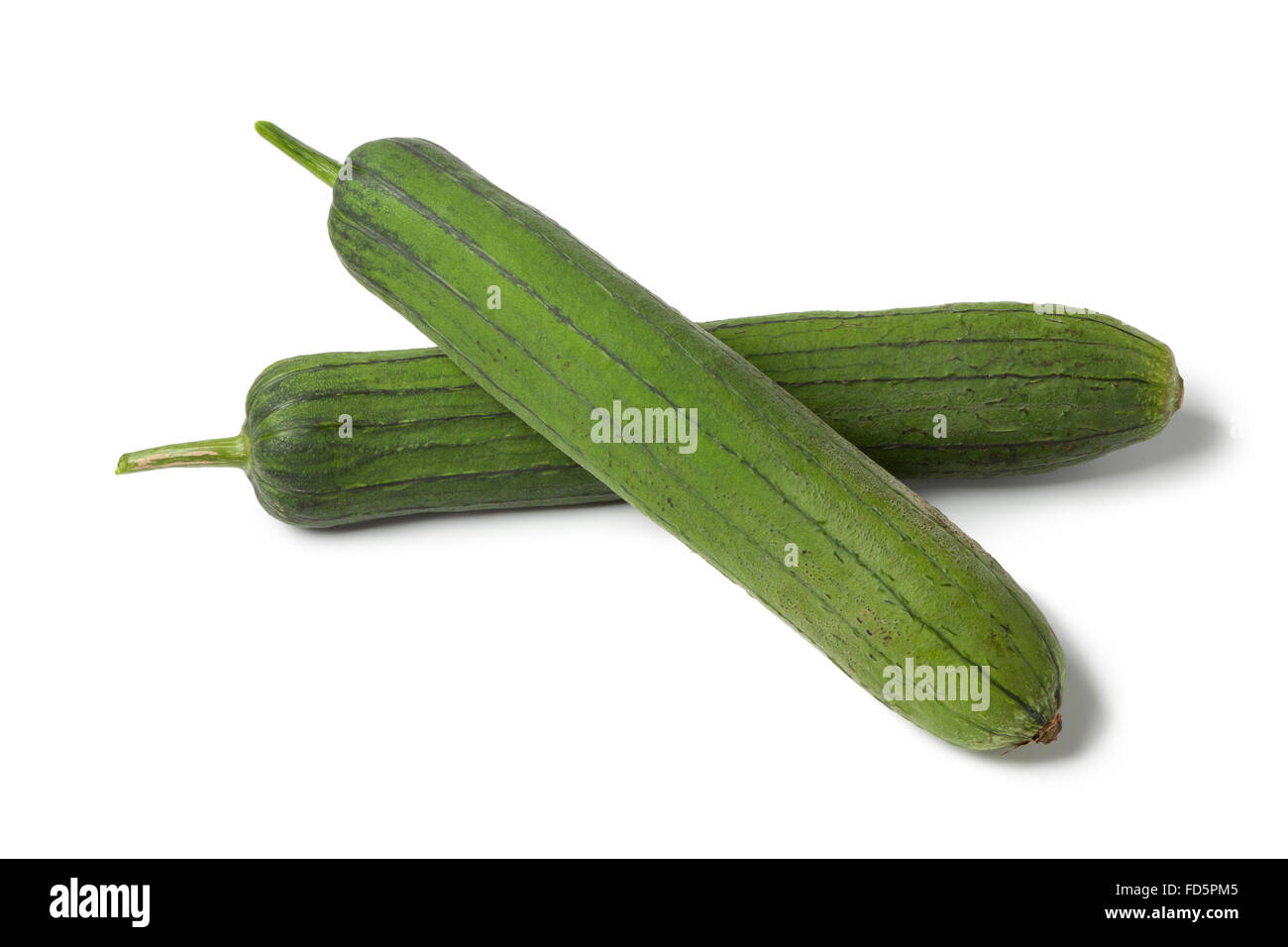 Raw sponge gourd Cut Out Stock Images & Pictures - Alamy