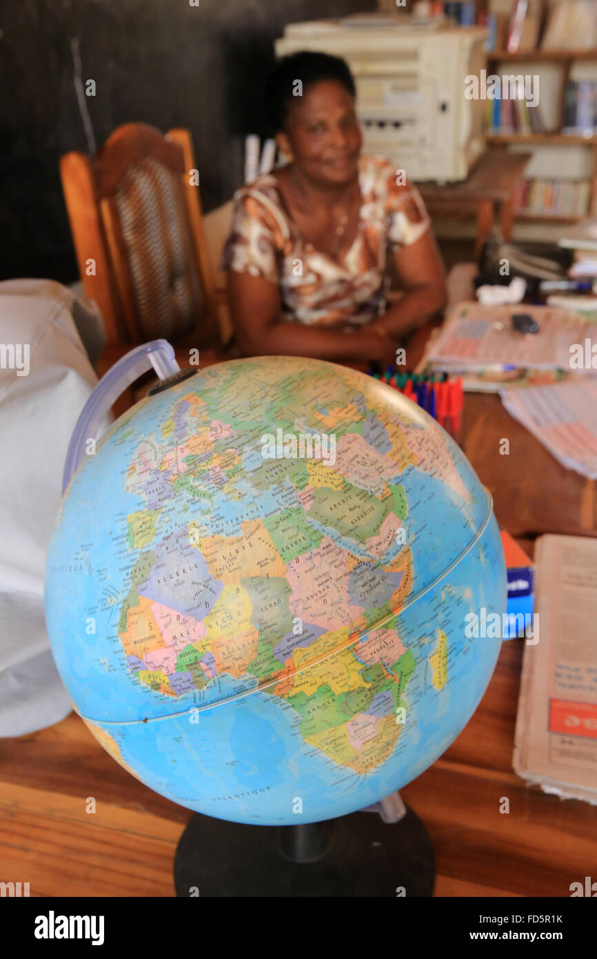 World map. Primary School Stock Photo - Alamy