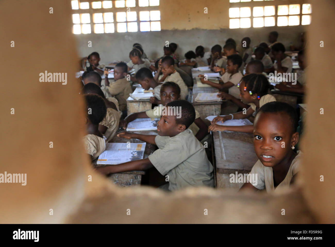 Schoolchildren in classroom. Primary School Stock Photo - Alamy