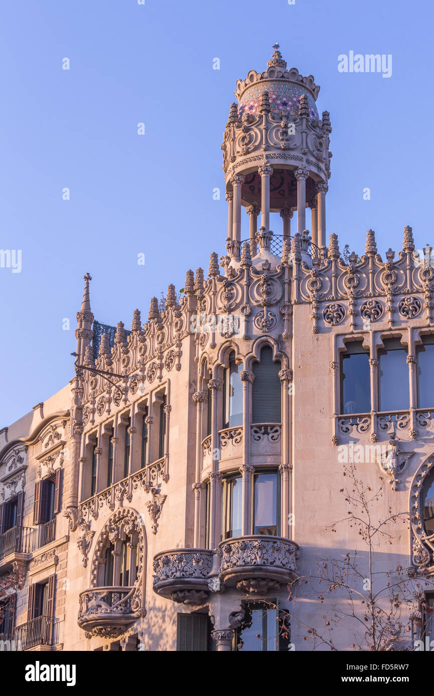 Spain barcelona casa lleo hi-res stock photography and images - Alamy