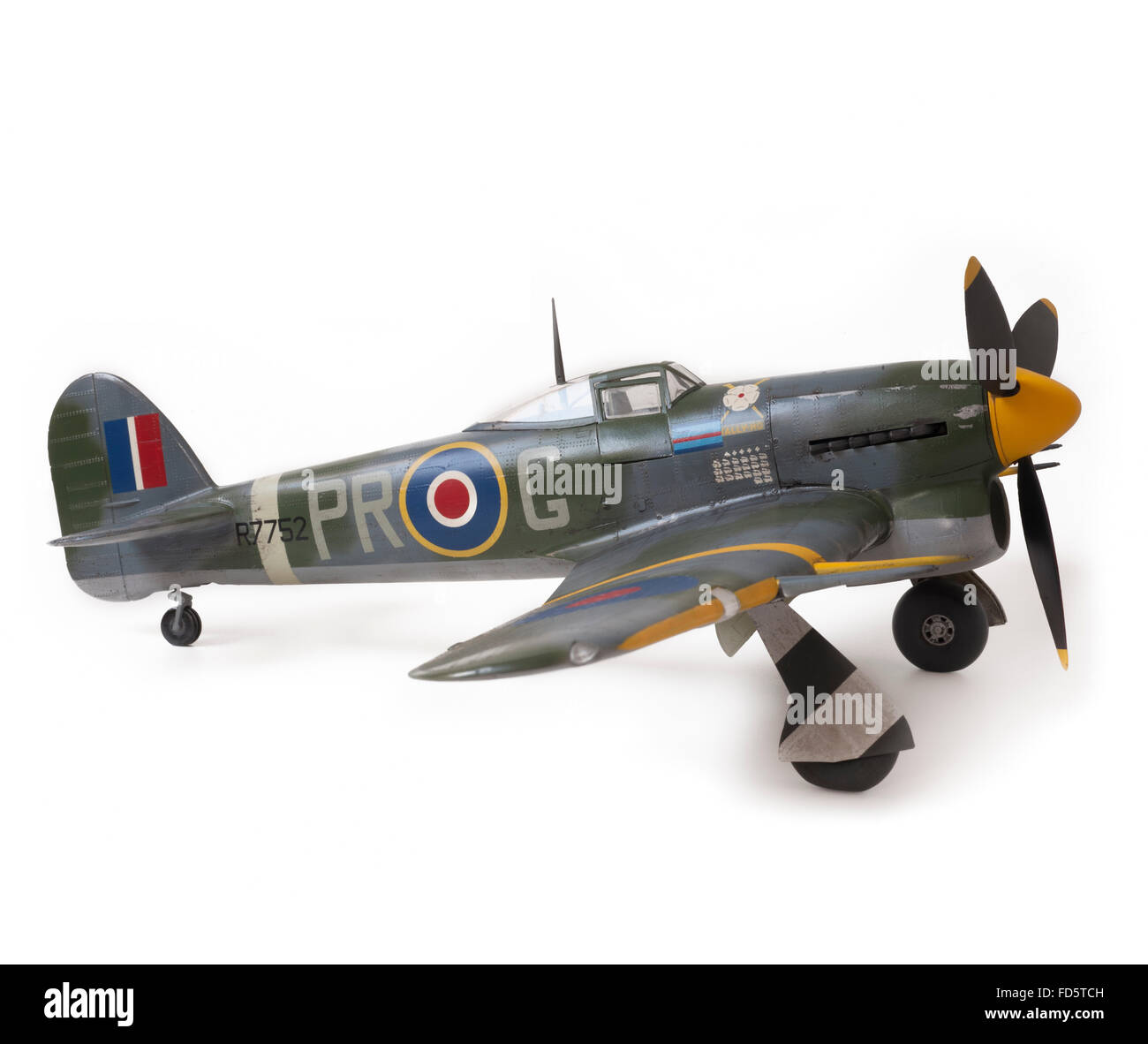 Hawker Typhoon Mk 1B aircraft, WWII, RAF markings. 1:32 fine scale ...