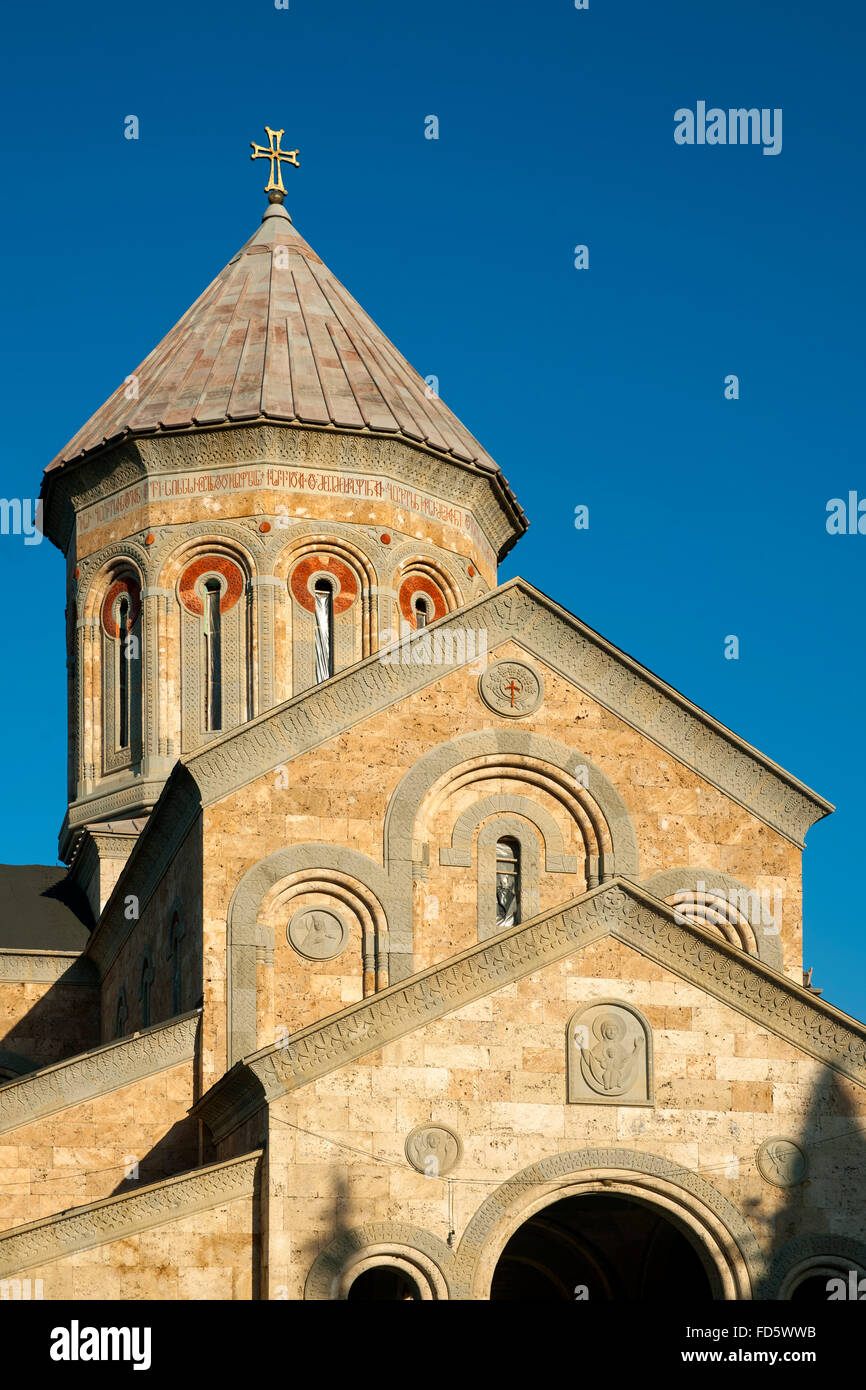 Georgien, Kachetien, Sighnaghi (Signachi, Signagi), Kloster Bodbe Stock ...