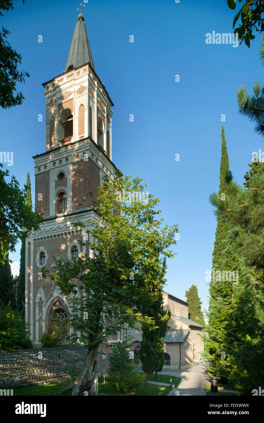 Georgien, Kachetien, Sighnaghi (Signachi, Signagi), Kloster Bodbe Stock ...