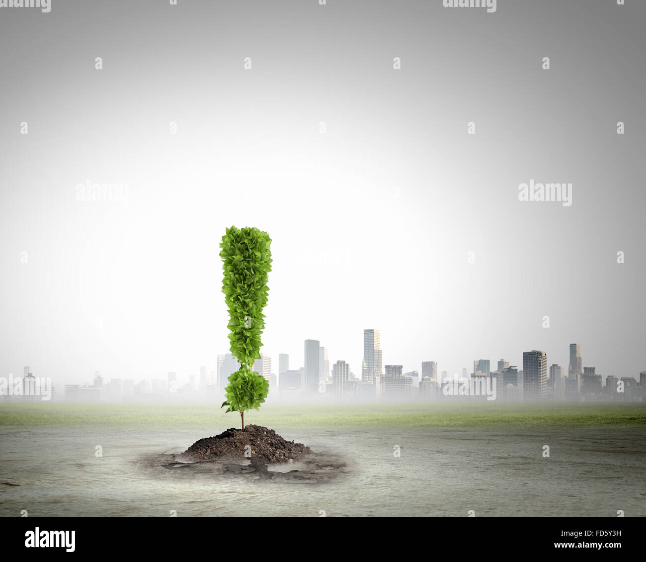 Image of plant shaped like exclamation mark Stock Photo - Alamy