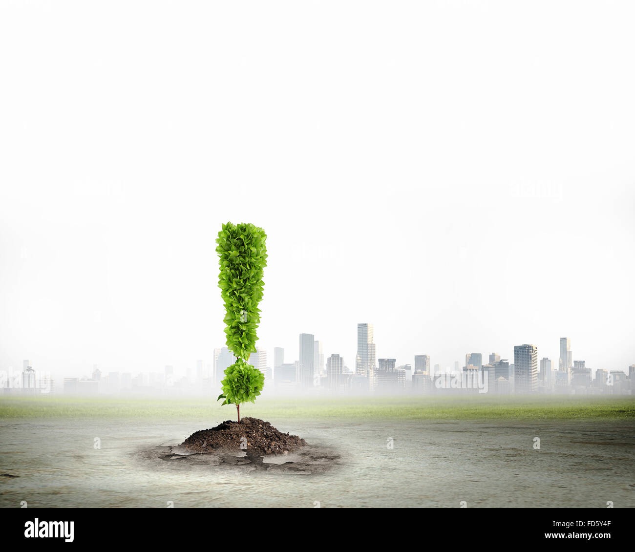 Image of plant shaped like exclamation mark Stock Photo - Alamy
