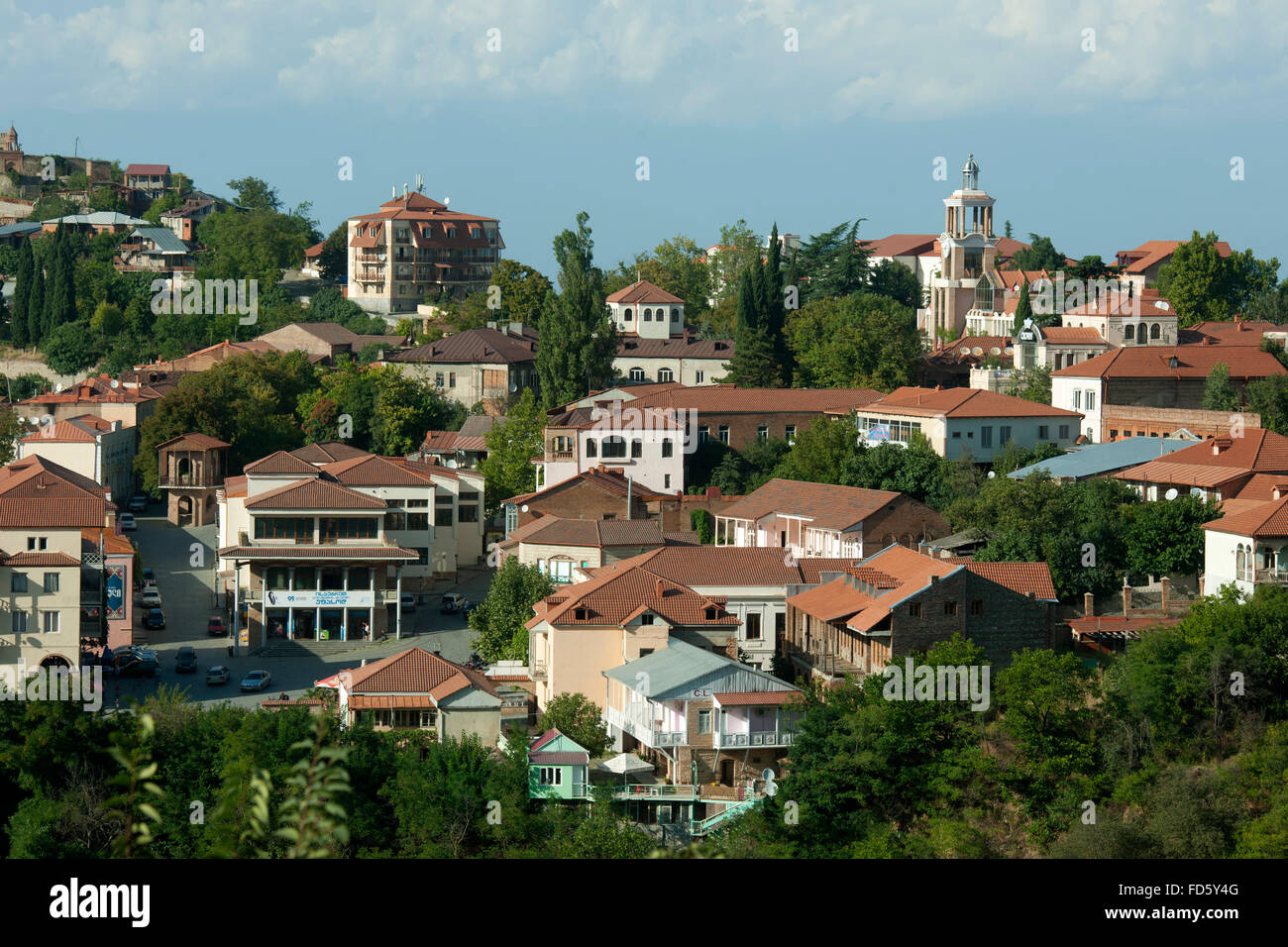 Georgien, Kachetien, Sighnaghi (Signachi, Signagi) Blick auf die Stadt ...