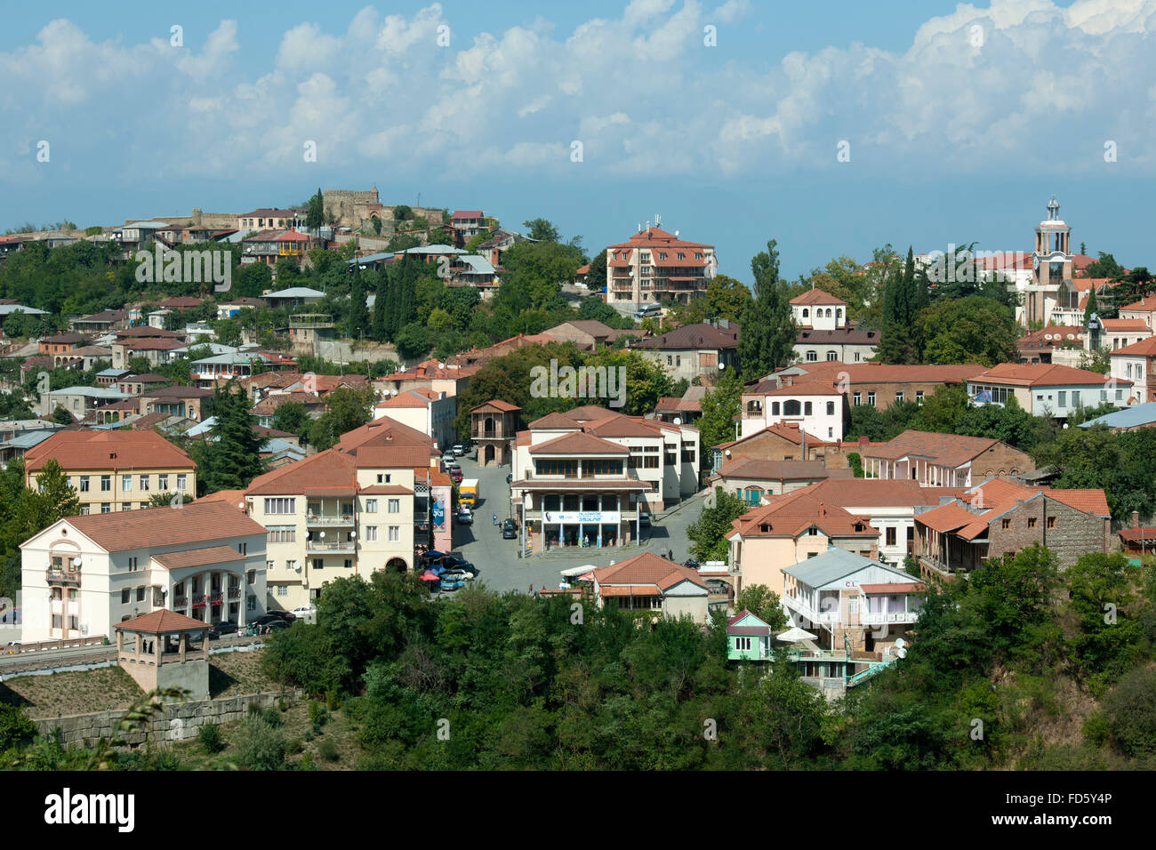 Georgien kachetien sighnaghi signachi signagi hi-res stock photography ...