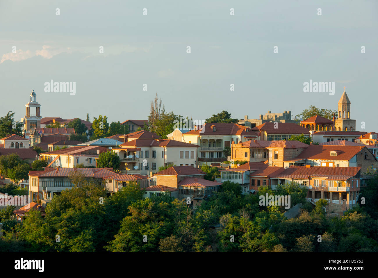 Georgien, Kachetien, Sighnaghi (Signachi, Signagi) Blick auf die Stadt ...