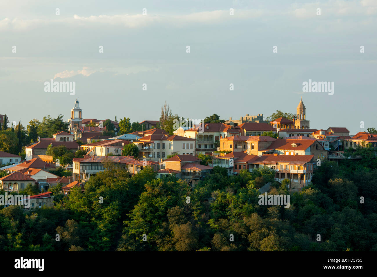 Georgien, Kachetien, Sighnaghi (Signachi, Signagi) Blick auf die Stadt ...