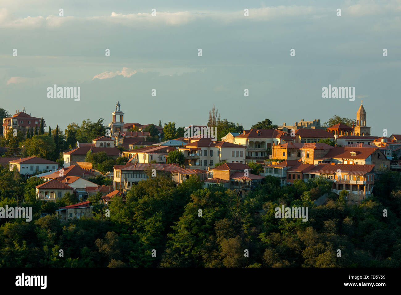 Georgien, Kachetien, Sighnaghi (Signachi, Signagi) Blick auf die Stadt ...