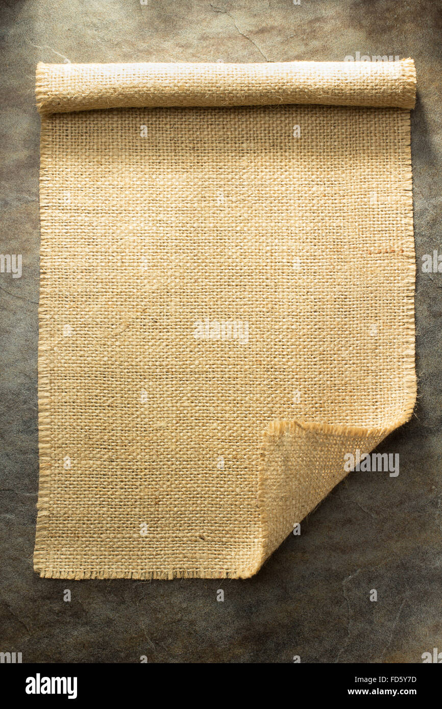 burlap hessian sacking on background texture Stock Photo - Alamy