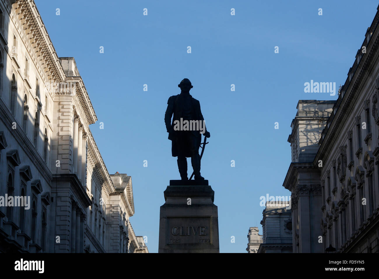 Statue of Clive (1725-1774 Stock Photo - Alamy
