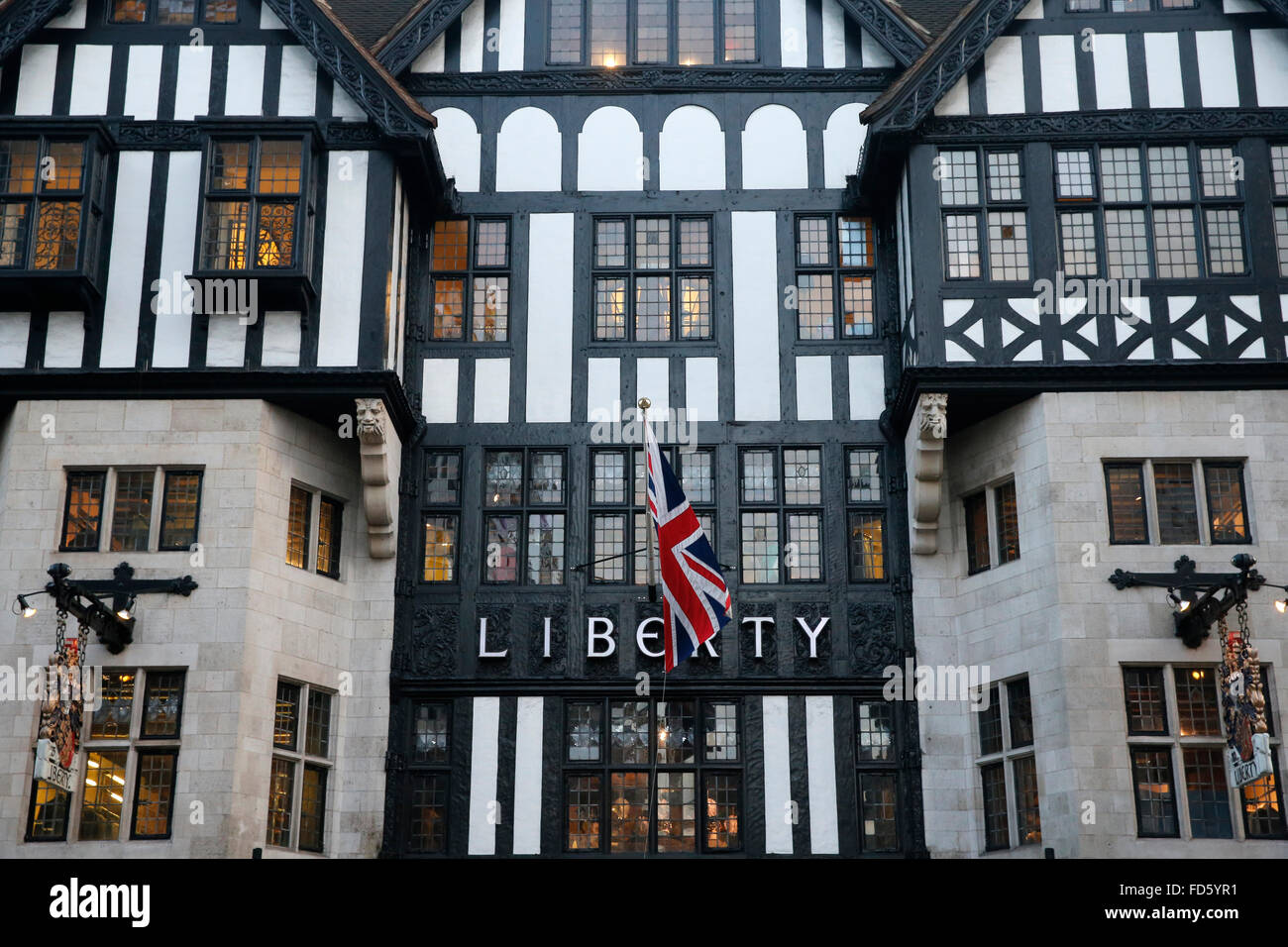 Liberty Shop in London Stock Photo - Alamy