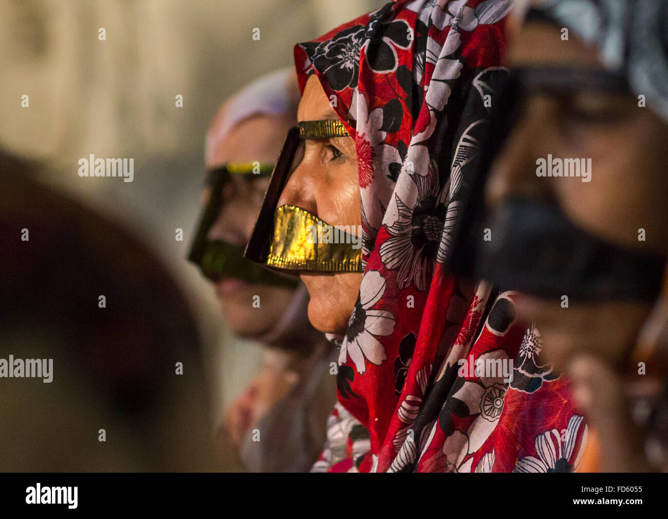 Bandari women wearing mask burqa hi-res stock photography and images ...