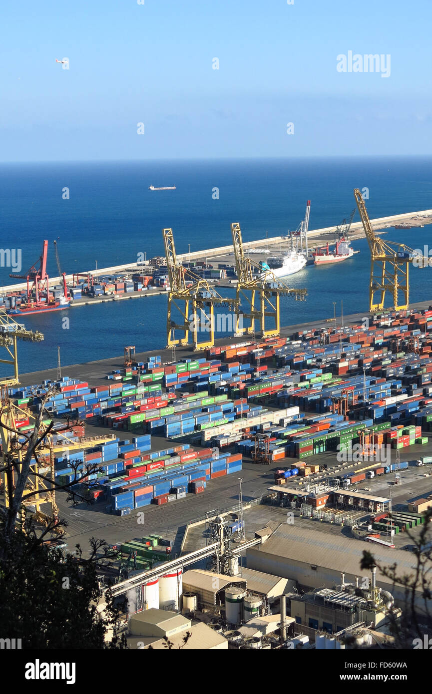 Port of Barcelona - logistics port area in Barcelona. Has more than ...