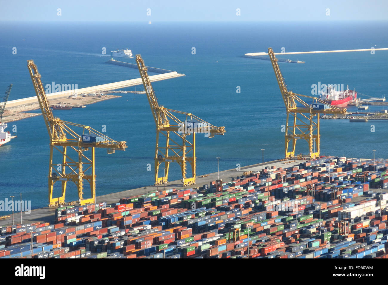 Port of Barcelona - logistics port area in Barcelona. Has more than ...
