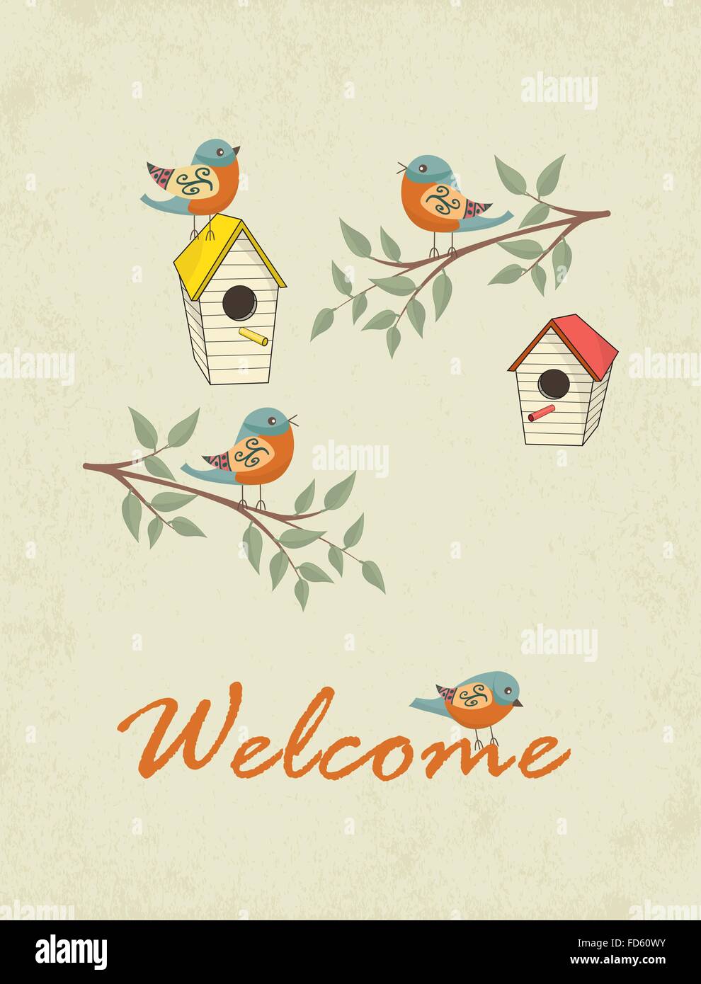 Welcome sign to village Stock Vector Images - Alamy