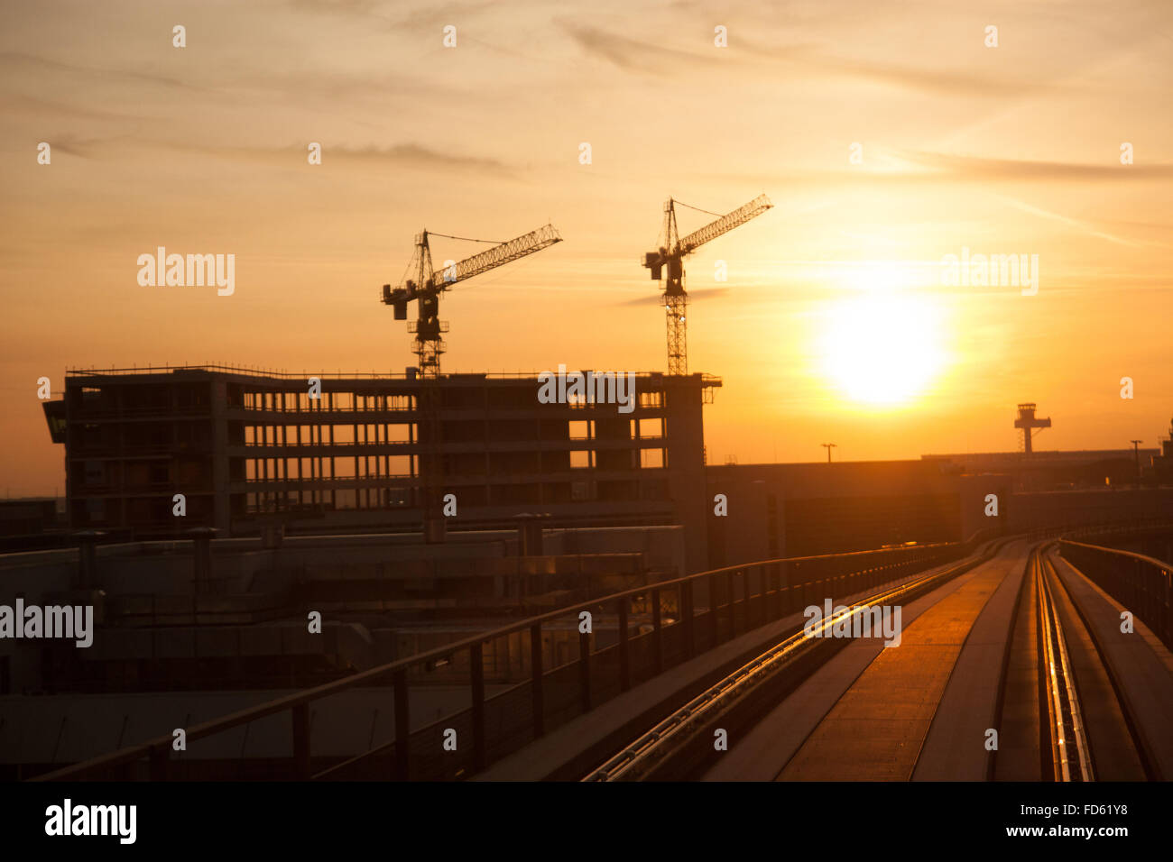 Bridge At Dusk Stock Photo - Alamy