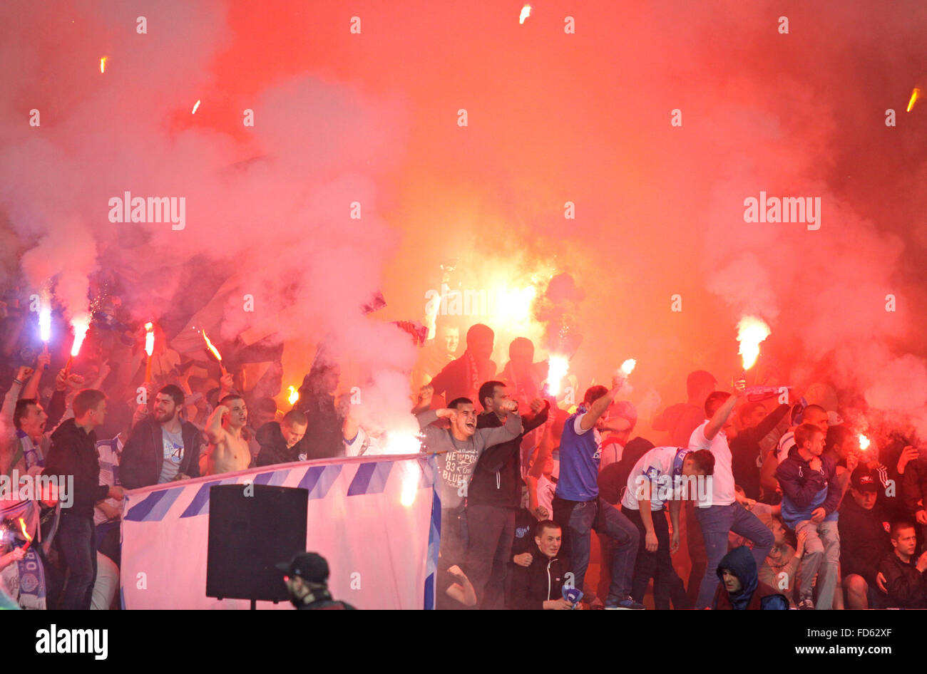Football ultras italy flares hi-res stock photography and images - Alamy