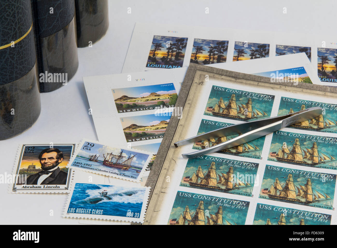 Stamp collecting hi-res stock photography and images - Alamy