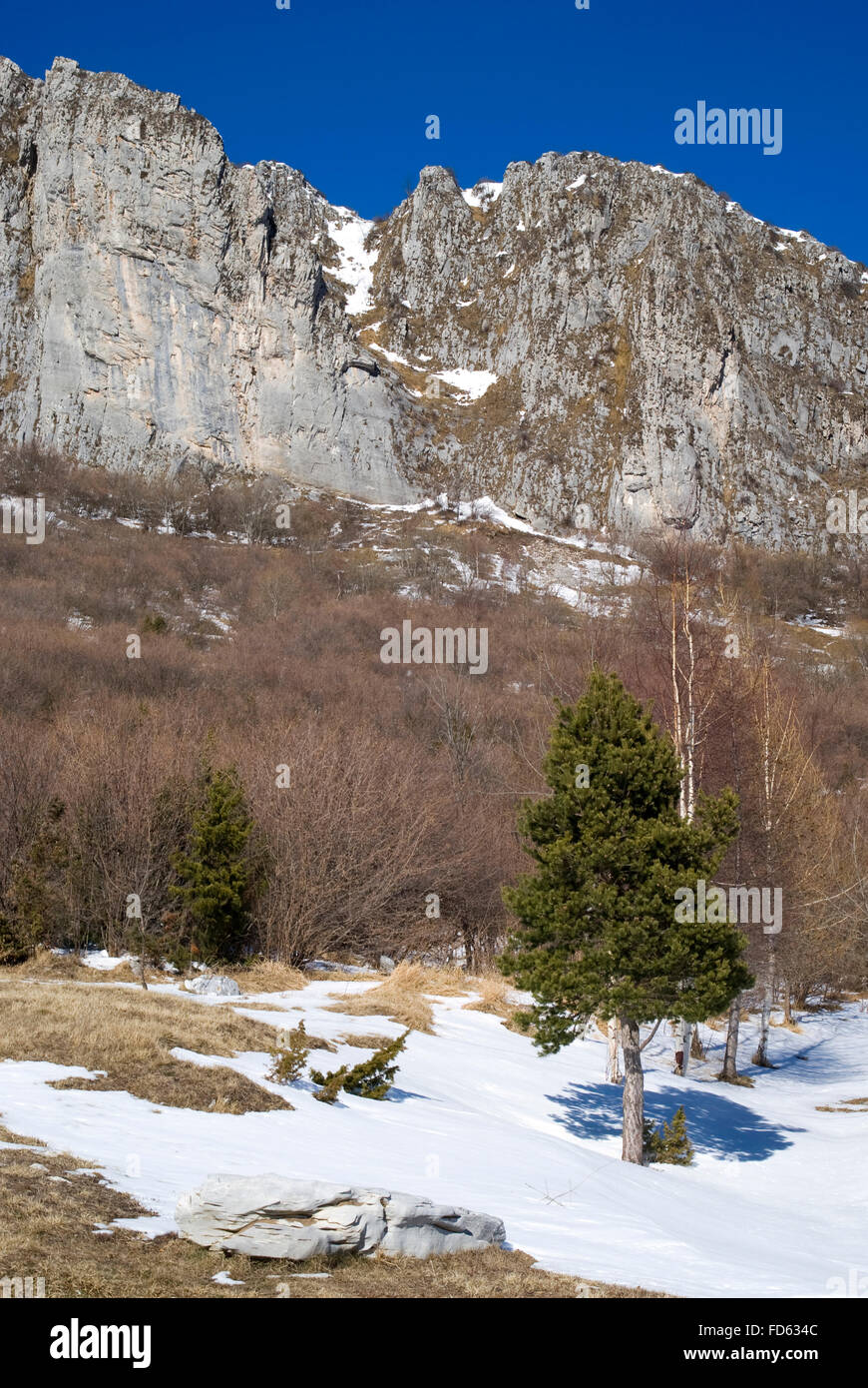 Landscape from Ligurian mountains part of Italian Alps Stock Photo - Alamy