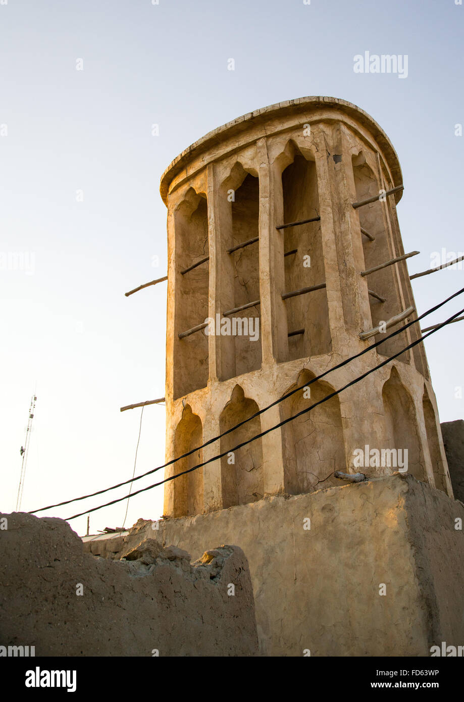 wind tower used as a natural cooling system in iranian traditional ...