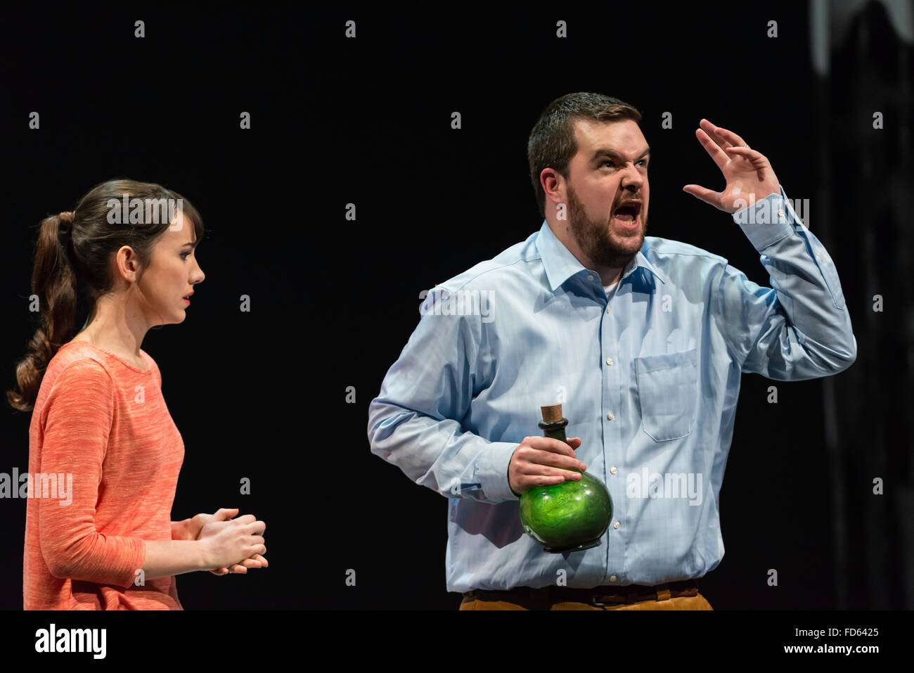 Glasgow, UK. 21st January 2016. Scottish Opera performing ‘The Devil ...