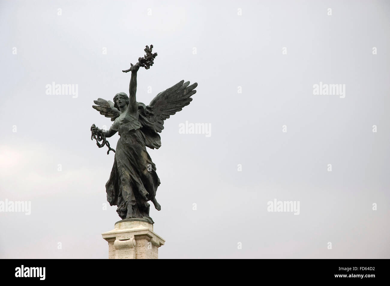 The Statue Of The Goddess Of Victory High Resolution Stock Photography ...