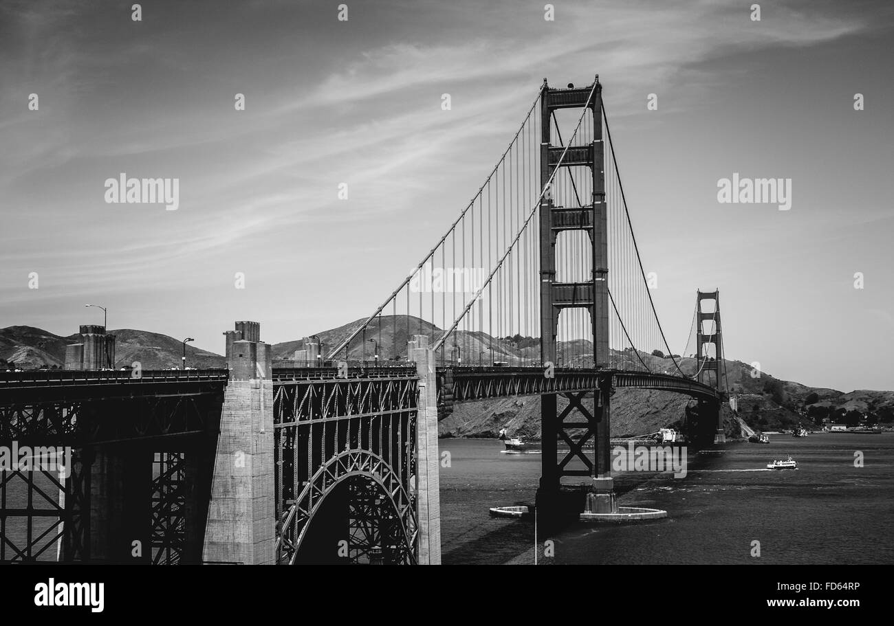 View Of Golden Gate Bridge Stock Photo - Alamy
