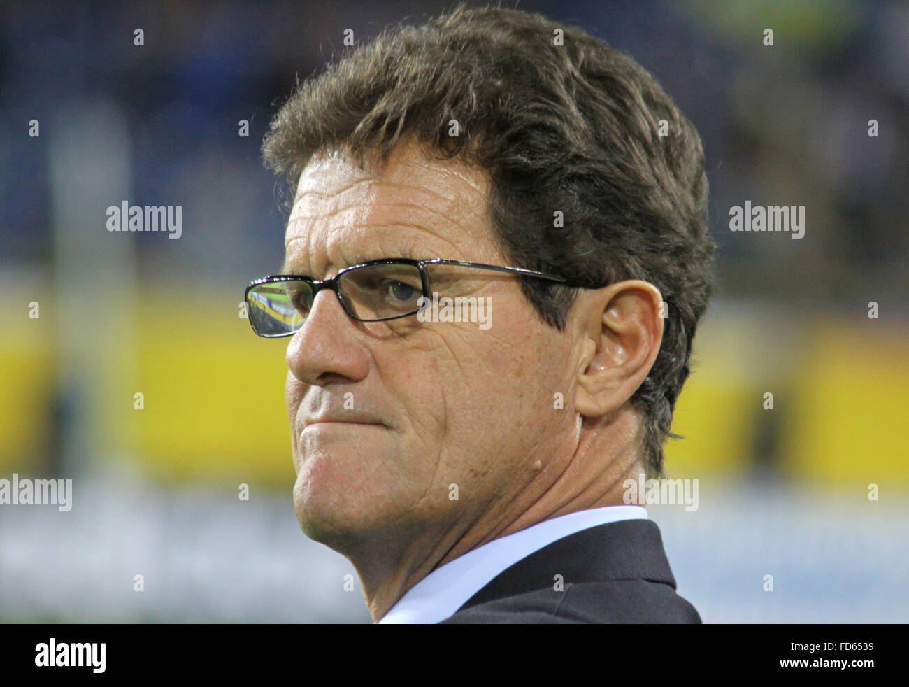 England manager Fabio Capello looks on during the FIFA 2010 World Cup ...