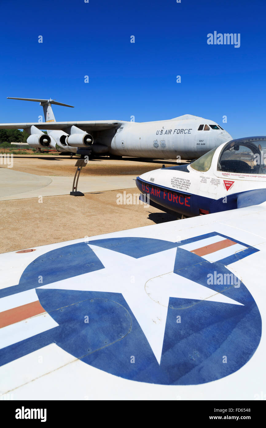 Cessna T-37B, March Field Air Museum, Riverside, California, USA Stock ...