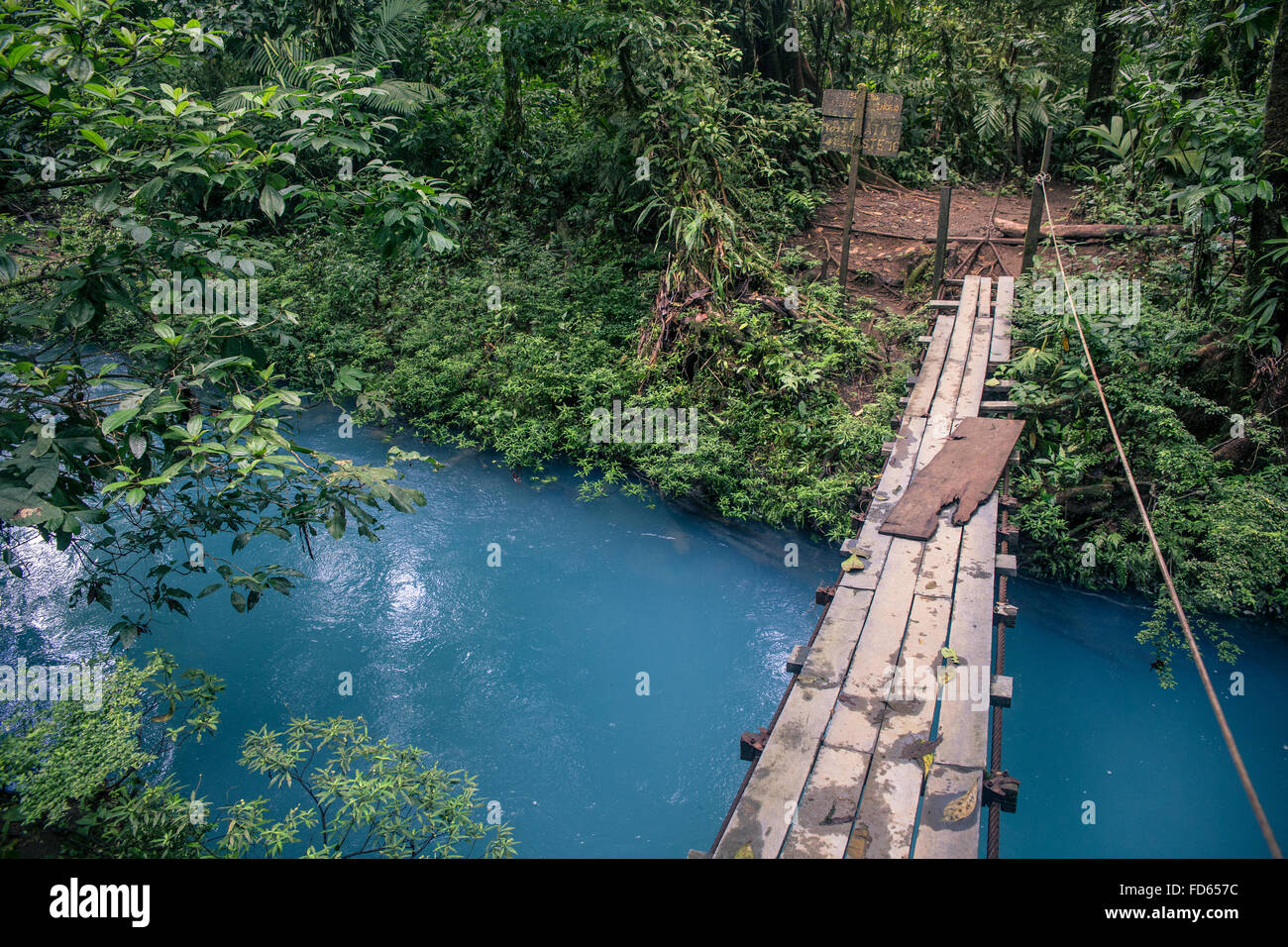 Footbridge over river hi-res stock photography and images - Alamy