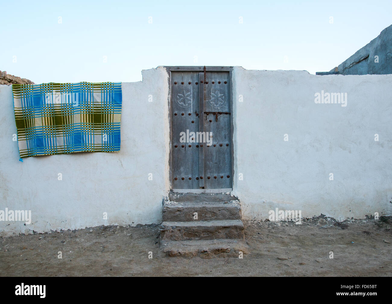 old wooden door, Qeshm Island, Laft, Iran Stock Photo - Alamy