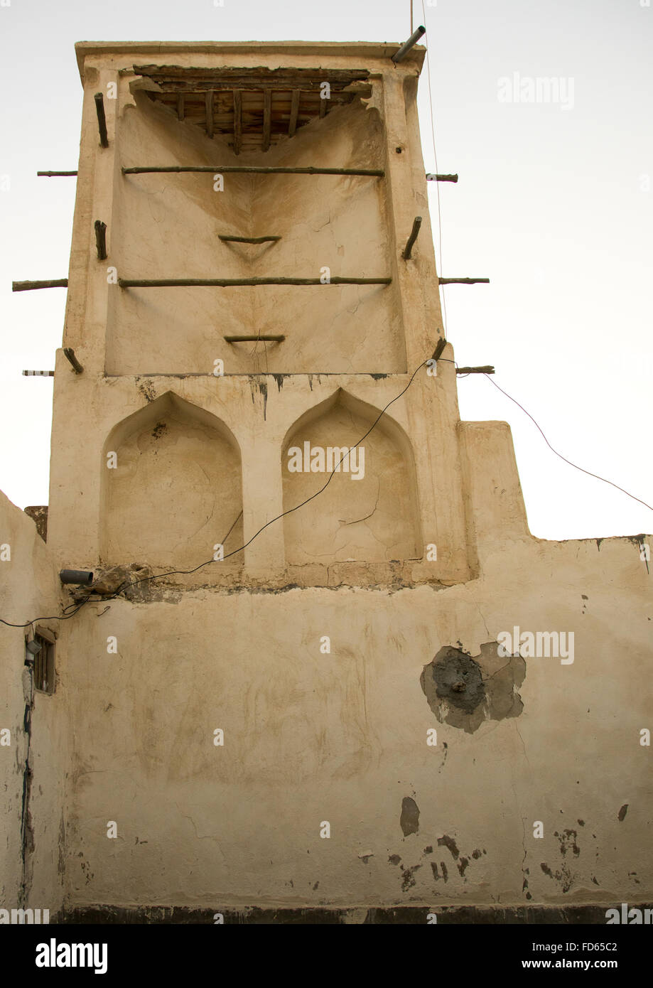 wind tower used as a natural cooling system in iranian traditional ...