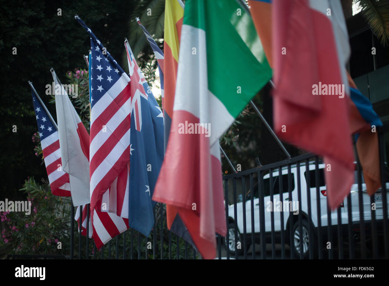 Flag group hi-res stock photography and images - Alamy