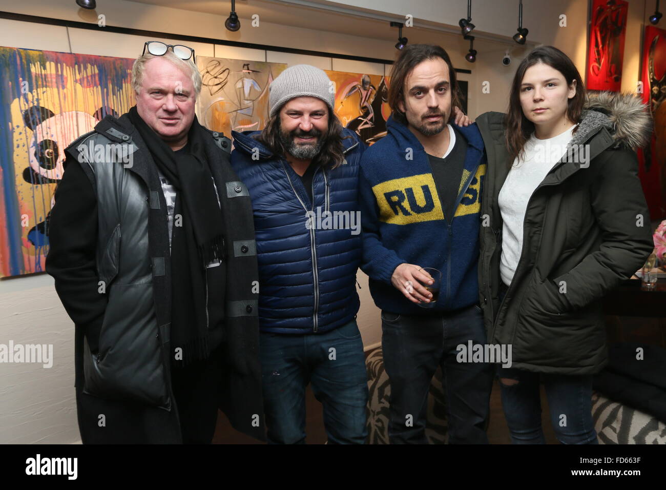 Artist Domingo Zapata hosts the grand opening of his art gallery CHA ...